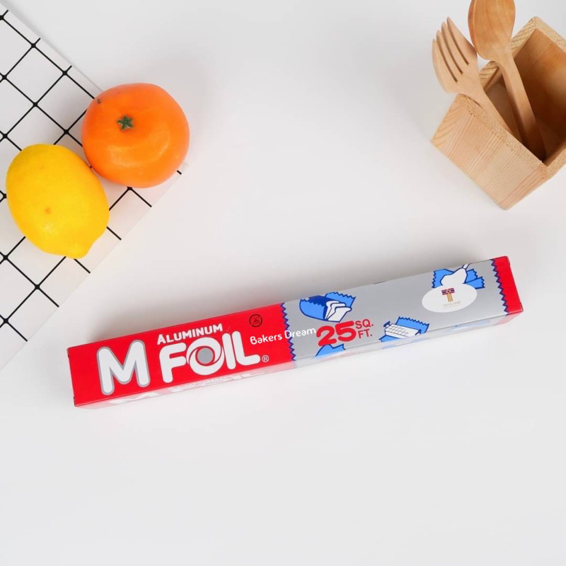 M FOIL (เอ็ม ฟอยล์) อลูมิเนียมฟอยล์ห่ออาหาร | Shopee Thailand