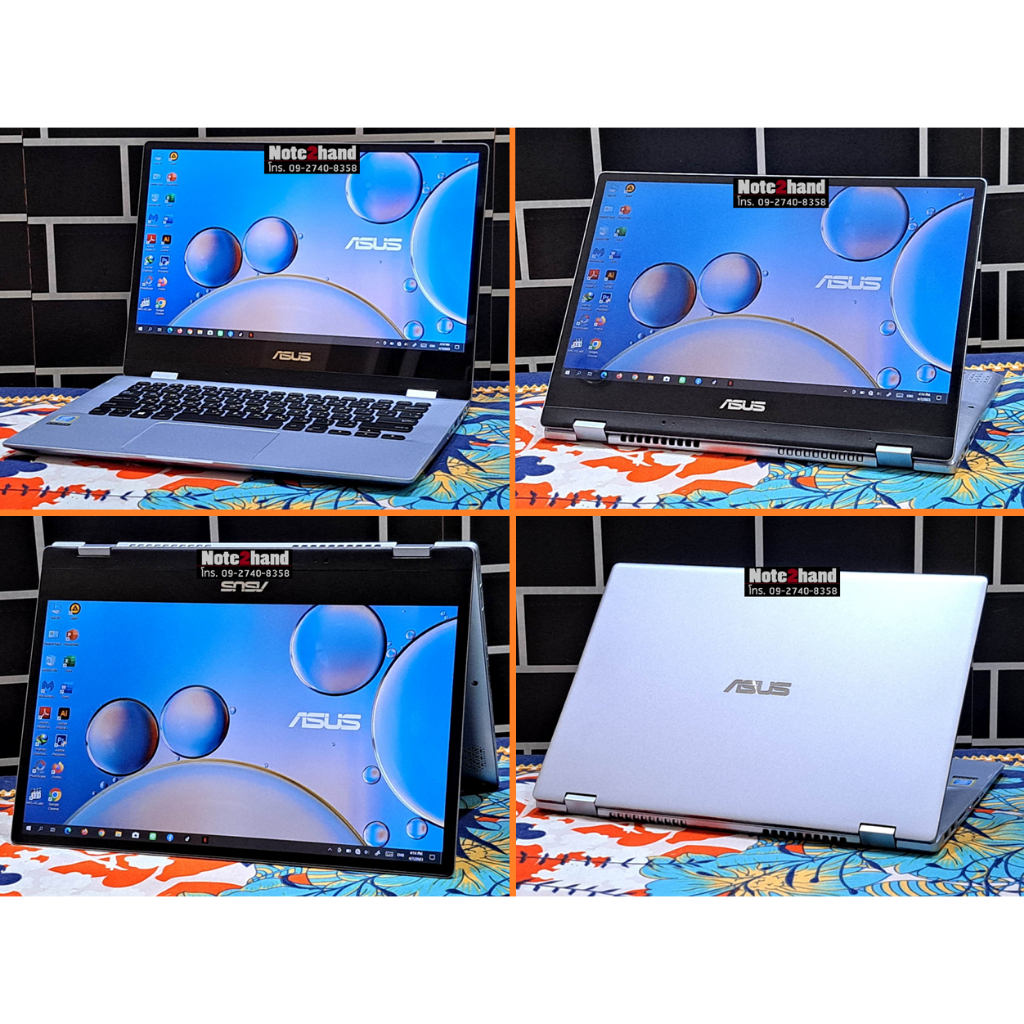 โน๊ตบุ๊คมือสอง ASUS CPU Pentium Gold 5405U จอทัชสกรีน14”FHD แรม4+SSD256 ...