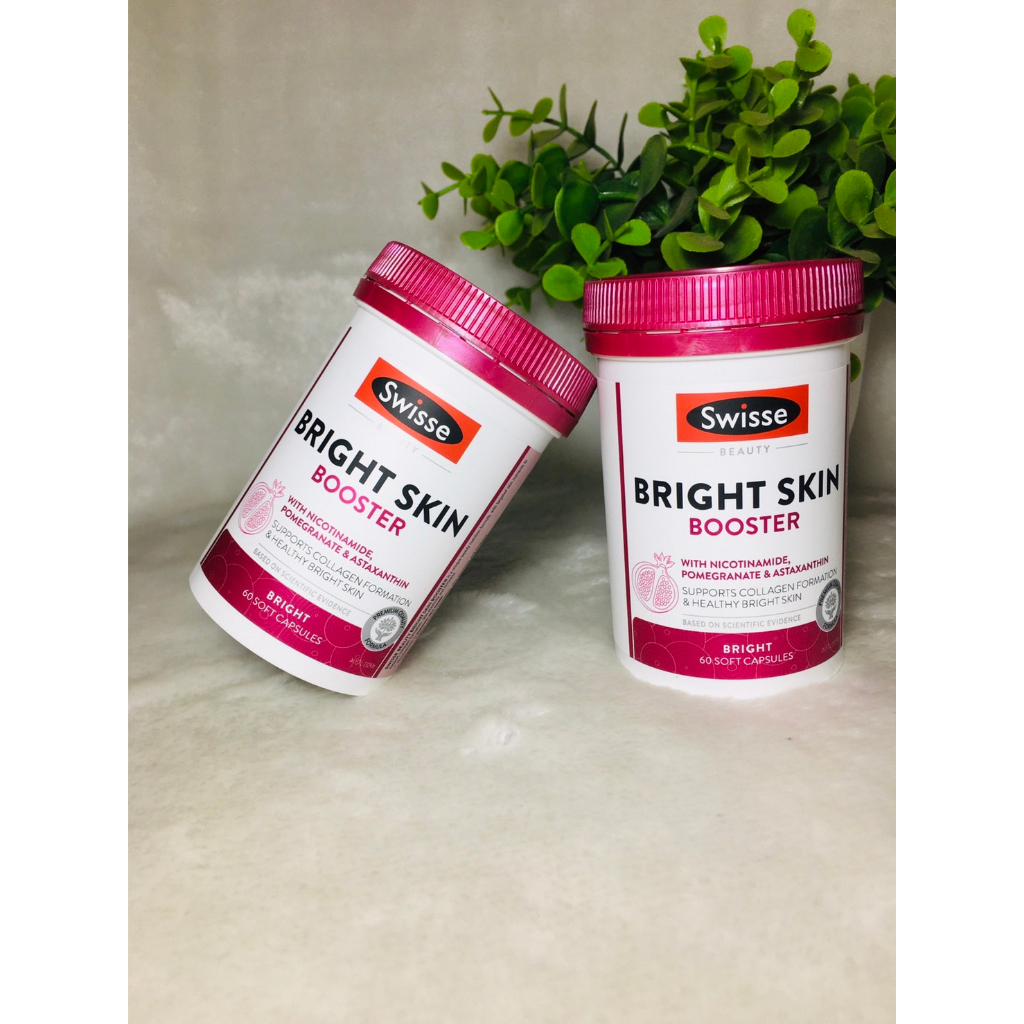 Swisse Bright Skin booster ขนาด 60 เม็ด **Exp.12/2026 | Shopee Thailand