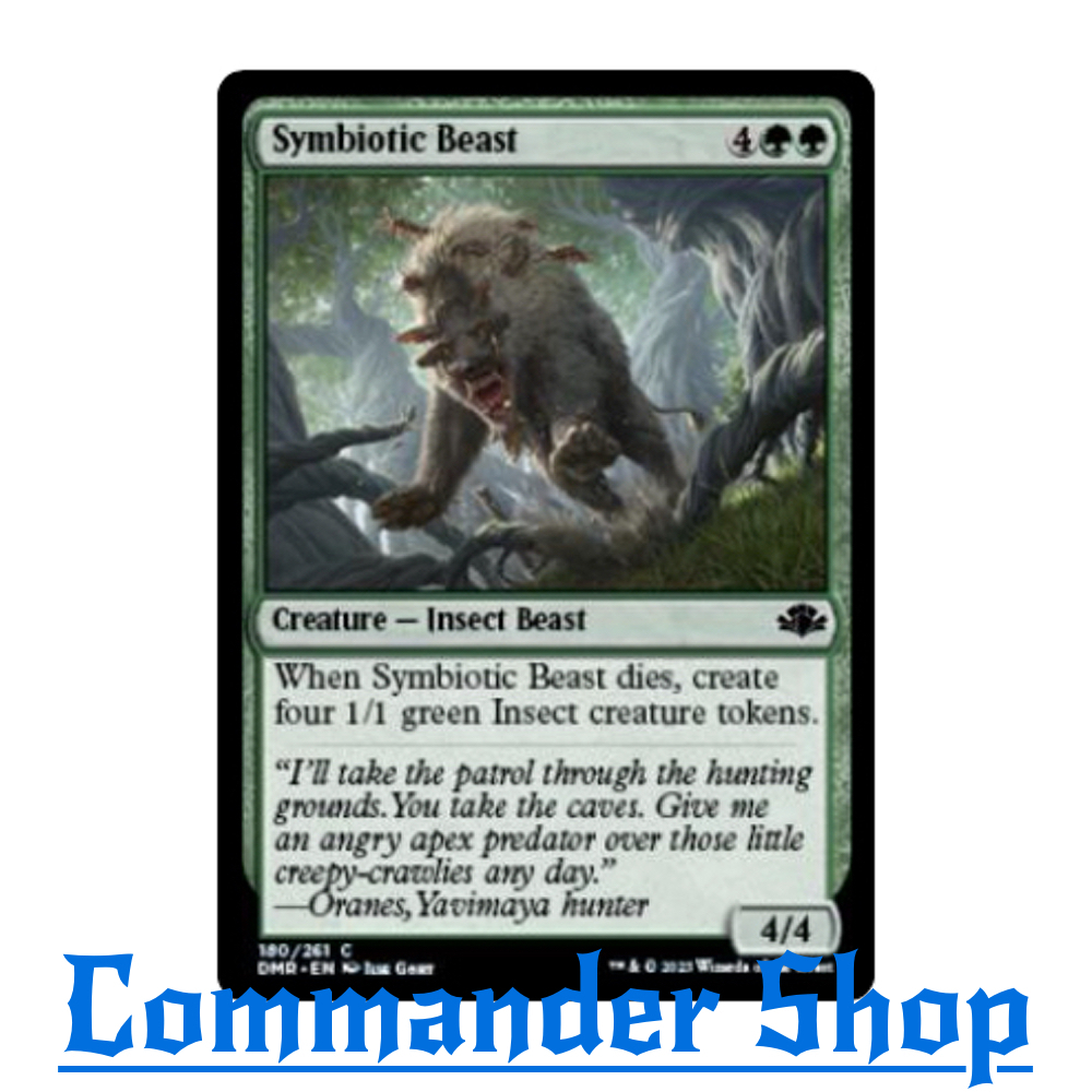 Symbiotic Beast (Creature - Insect Beast) Green Mv6 Pw4/Tn4 การ์ดเกม ...