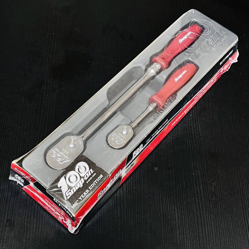 Snap On 100 Anniversary Hard Handle Ratchet Set RAT2TFHLMRX 3/8 , 1/4 ...
