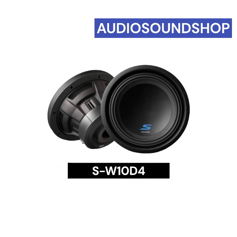 ซับ10นิ้ว ALPINE S-W10D4 10” (25CM) SUBWOOFER (4Ω+4Ω) | Shopee Thailand