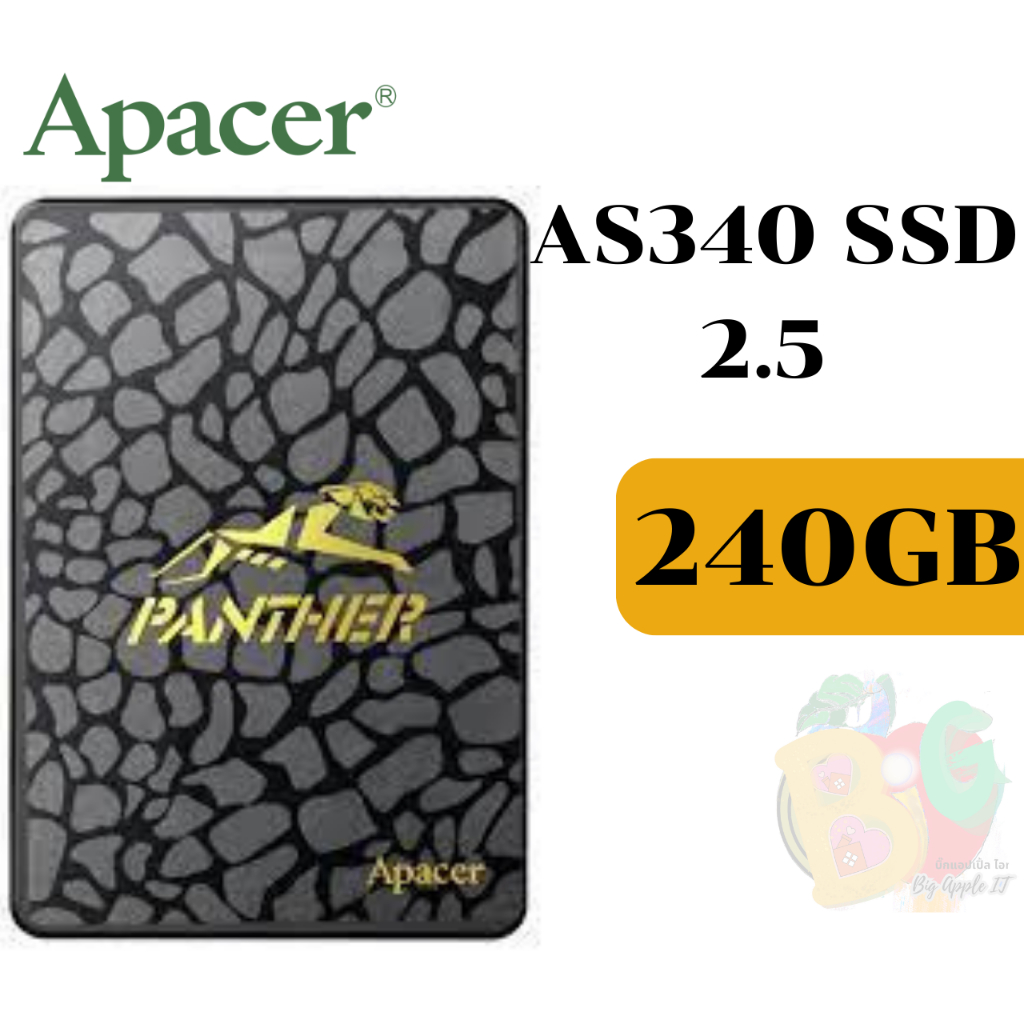 (240GB) SSD (เอสเอสดี) APACER AS340 SSD 2.5 7mm SATAIII Standard ...