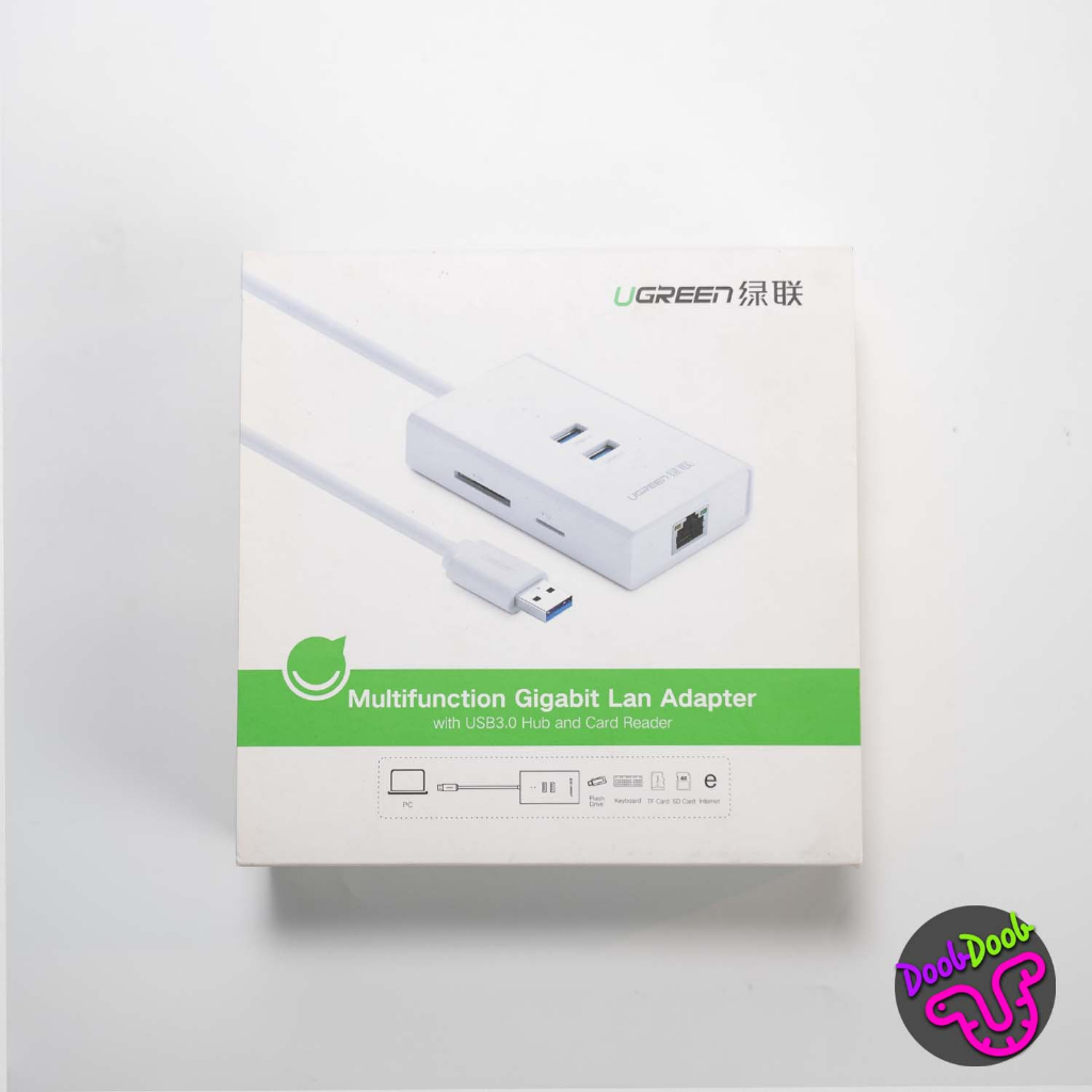 UGREEN Multifunction Gigabit Lan Adapter with USB3.0 Hub and Card ...