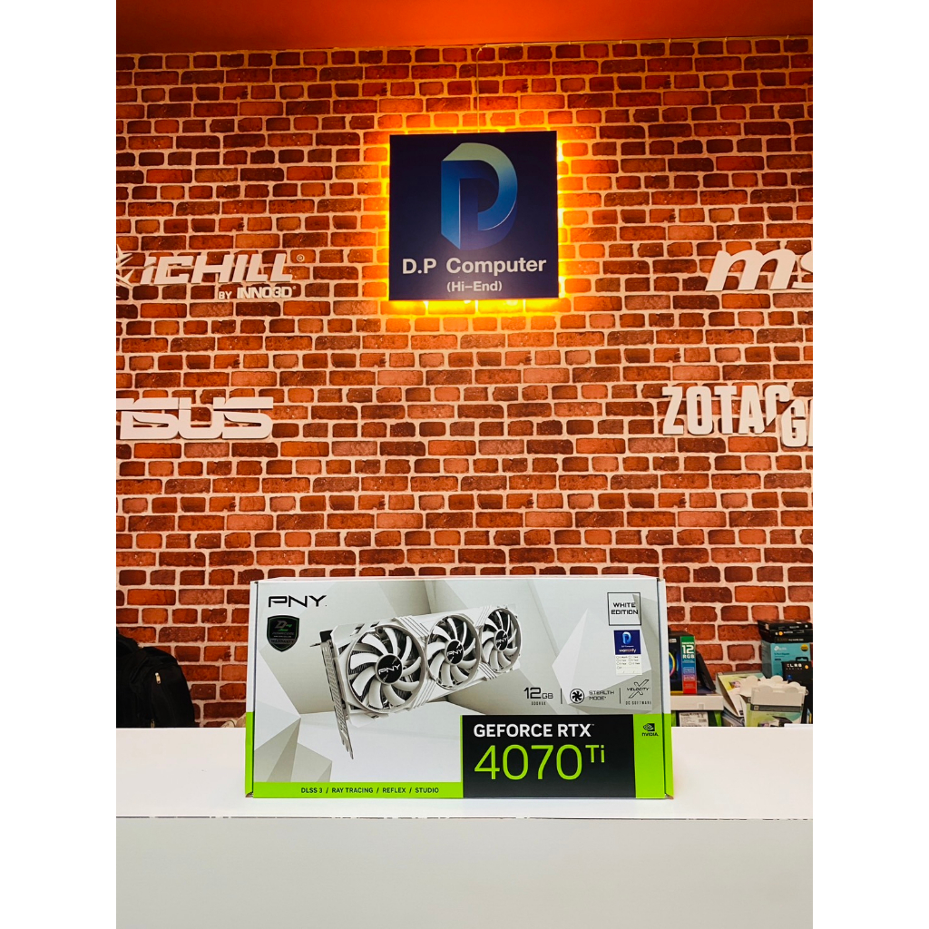PNY GEFORCE RTX 4070 TI 12GB GDDR6X LED VERTO | Shopee Thailand