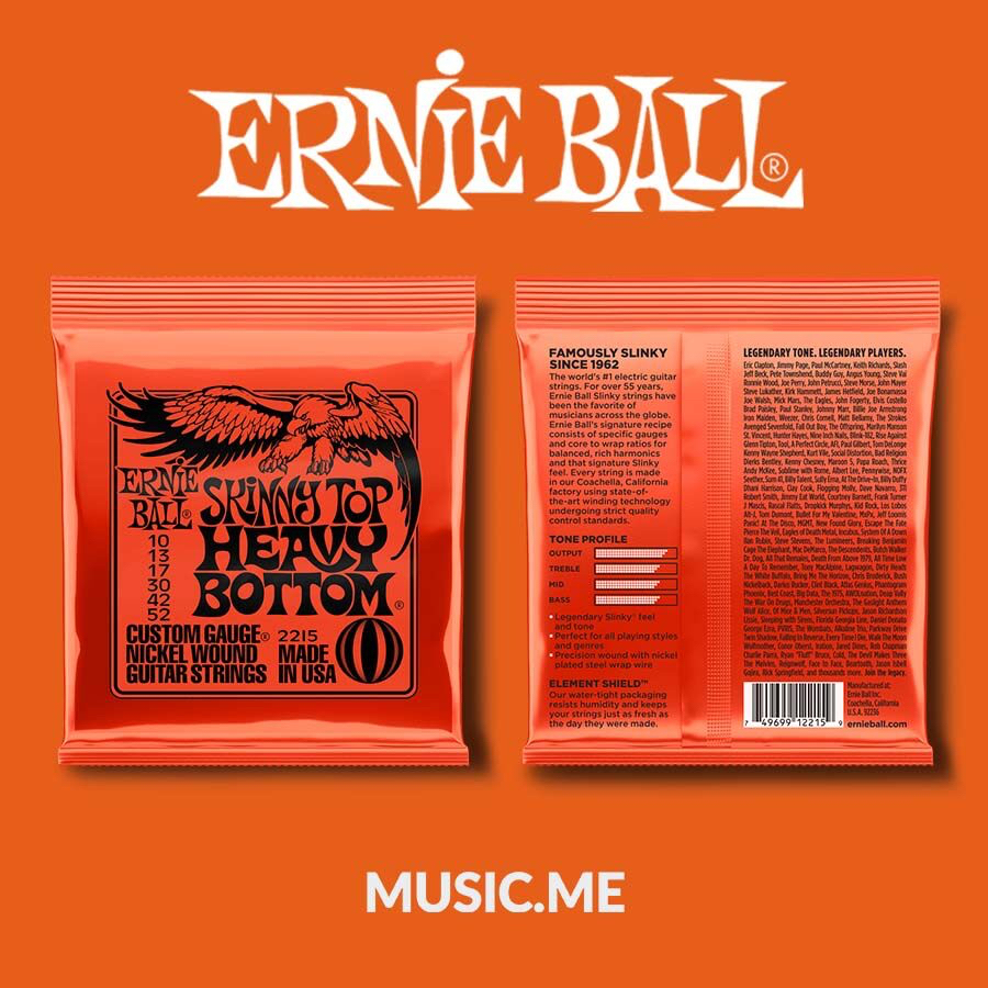 สายกีต้าร์ ERNIE BALL SKINNY TOP HEAVY BOTTOM SLINKY NICKEL WOUND ...