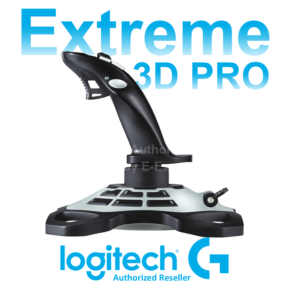 Logitech Extreme 3D Pro จอยสติ๊ก สำหรับเกมส์ขับรถ ของแท้ ประกันศูนย์ 2ปี | Shopee Thailand
