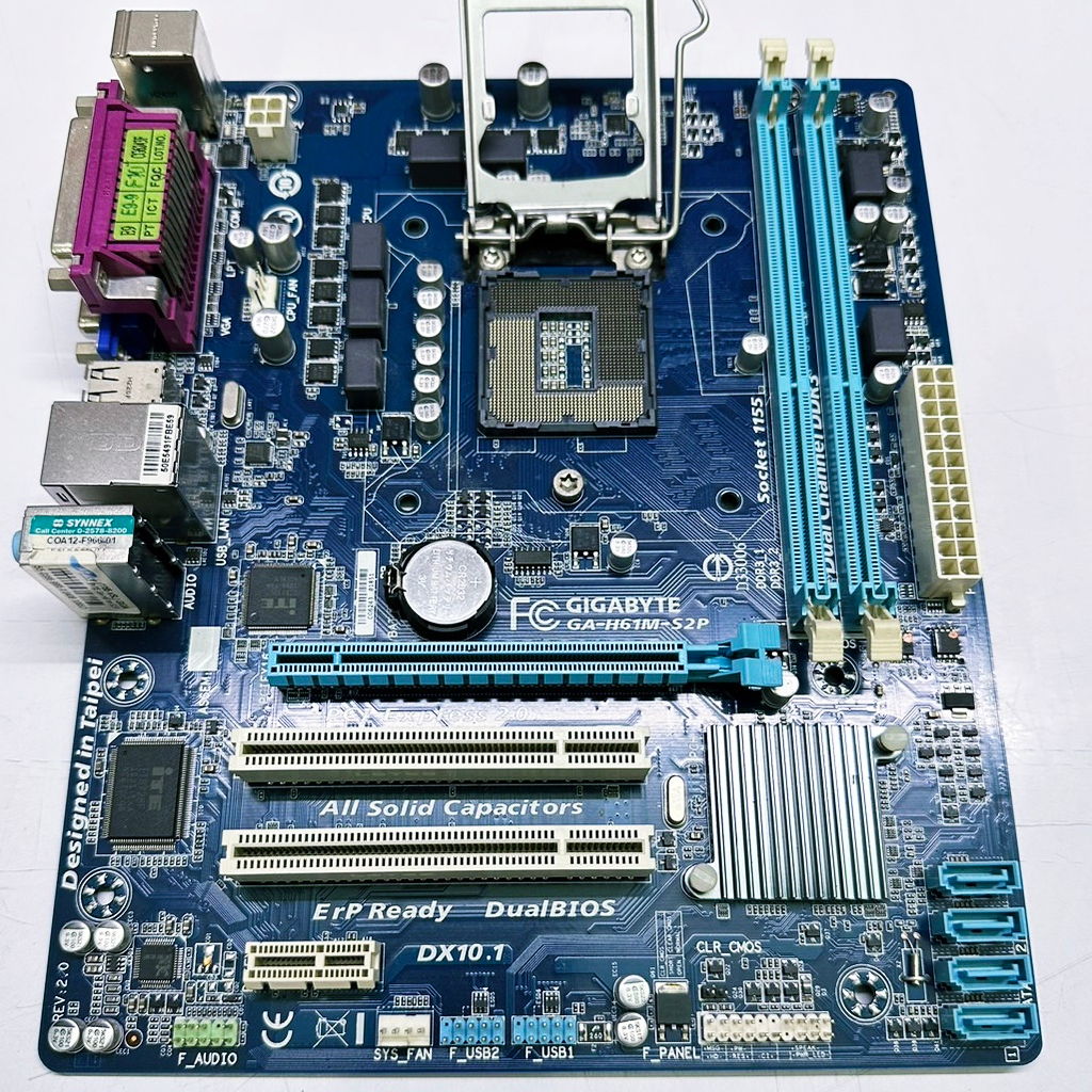 เมนบอร์ด Mainboard MB Gigabyte Socket 1155 H61 Gen 2-3 คละรุ่น | Shopee ...