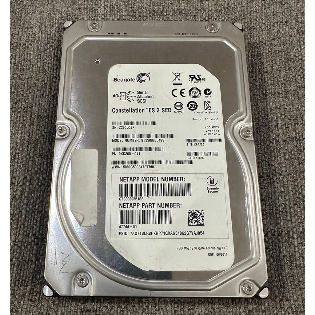 (ส่งฟรี) SAS Dell HGST 10TB 6TB 4TB 3TB 7.2K 12Gbps 3.5" + พร้อม Tray 3.5" รับประกัน 1 ปี มือสอง ...