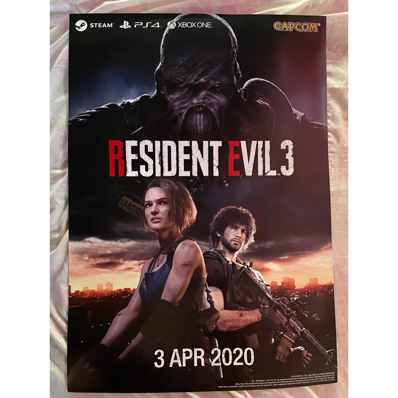 RESIDENT EVIL 3 POSTER COLLECTION | Shopee Thailand