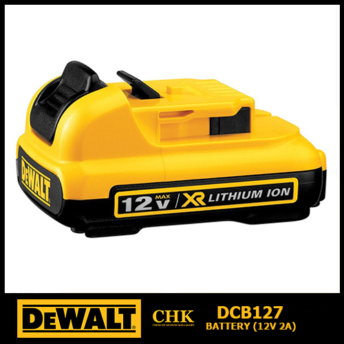 DEWALT DCB127 แบตเตอรี่ Lithium-ion 12V 2Ah. รุ่นใหม่ DCB127-B1 ...