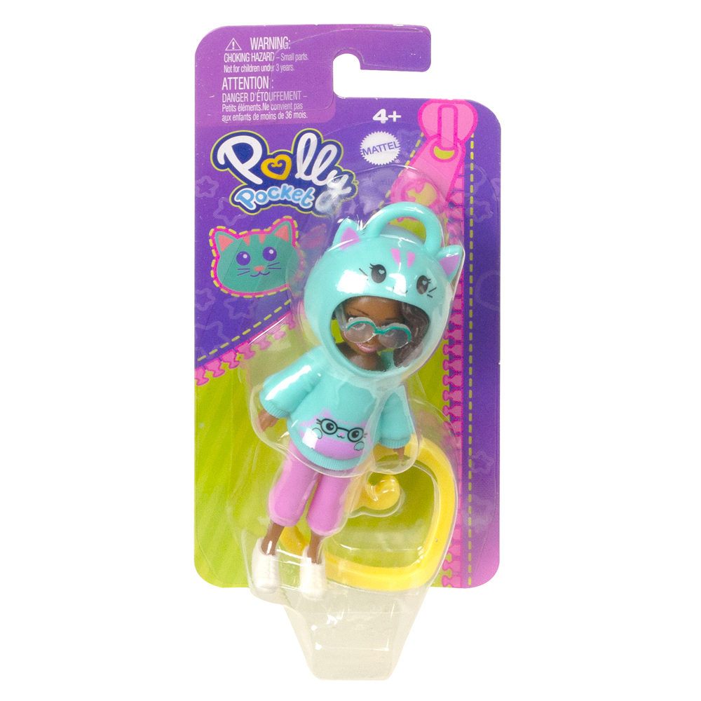 Polly Pocket Friend Clips Doll พอลลี่ พ็อกเก็ต พวงกุญแจตุ๊กตาพอลลี่สวม ...