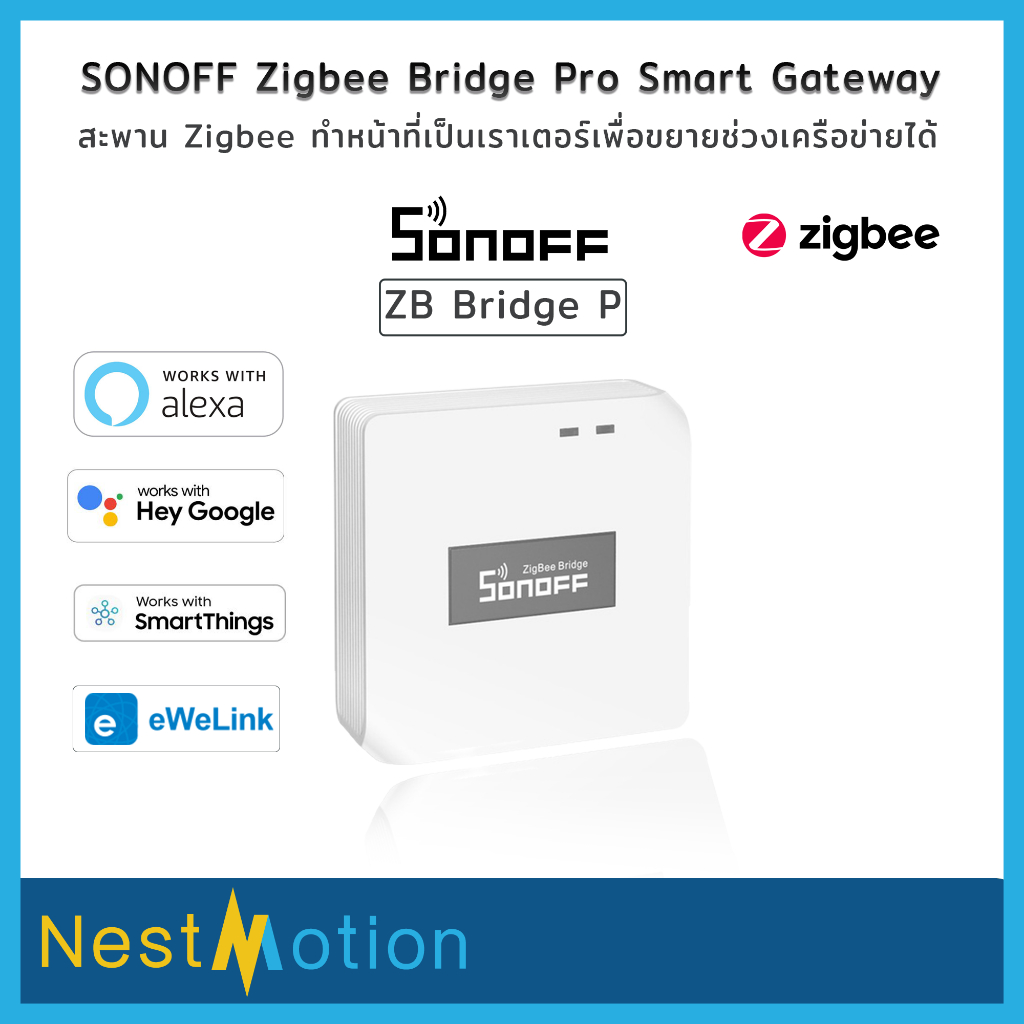 SONOFF Zigbee Bridge Pro เชื่อมผ่าน Ewelink app สะพานZigbee Sonoff Zigbee Pro รุ่นอัพเกรด Zigbee ...