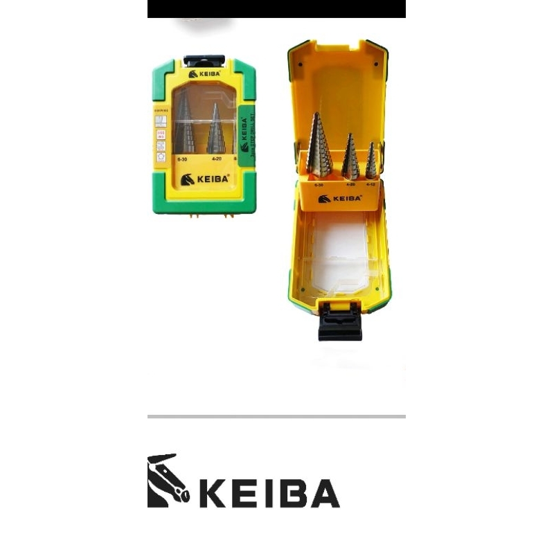 Keiba ดอกสว่าน step drill (HSS M2) 3ตัวชุด Hxkp0103 | Shopee Thailand