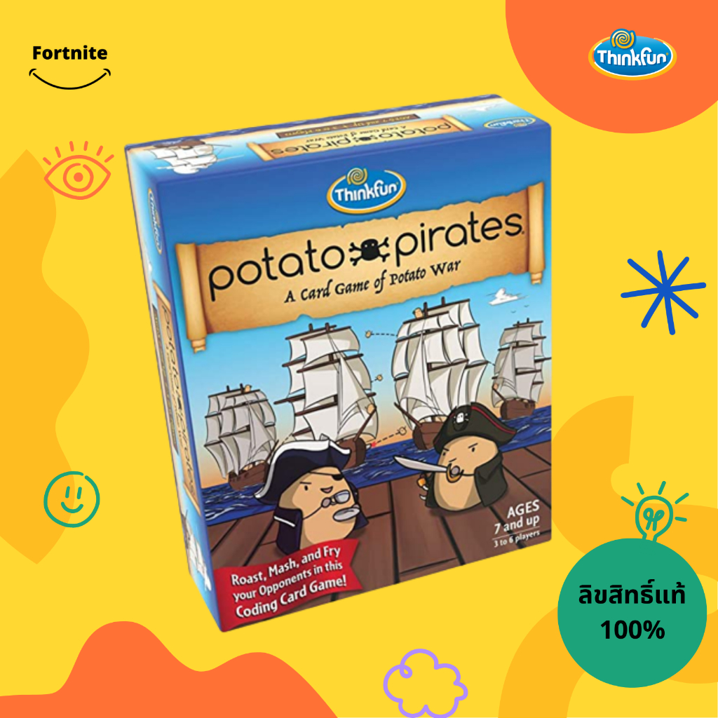 Potato Pirates (EN) Thinkfun บอร์ดเกมฝึกสมอง ของแท้ | Shopee Thailand