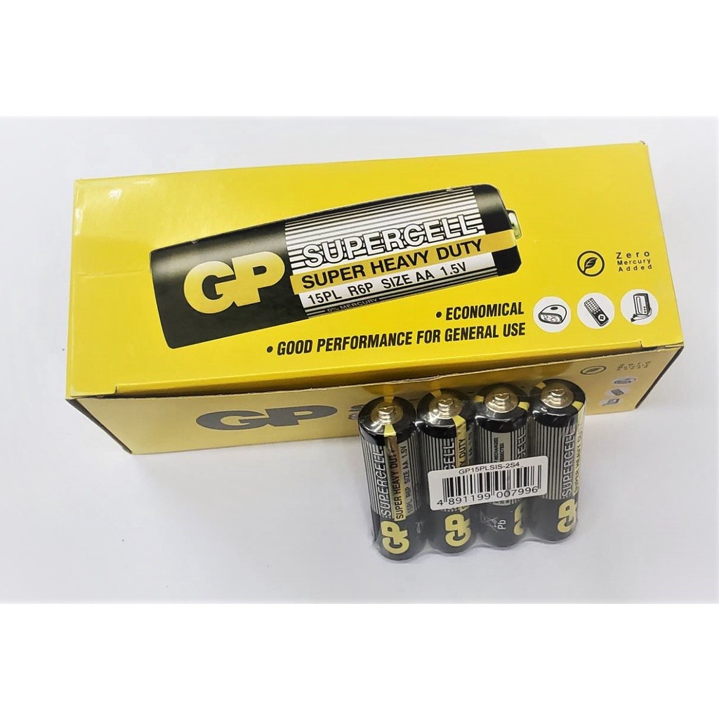 ถ่าน Gp supercell AA หรือ AAA 1.5V ของแท้ | Shopee Thailand