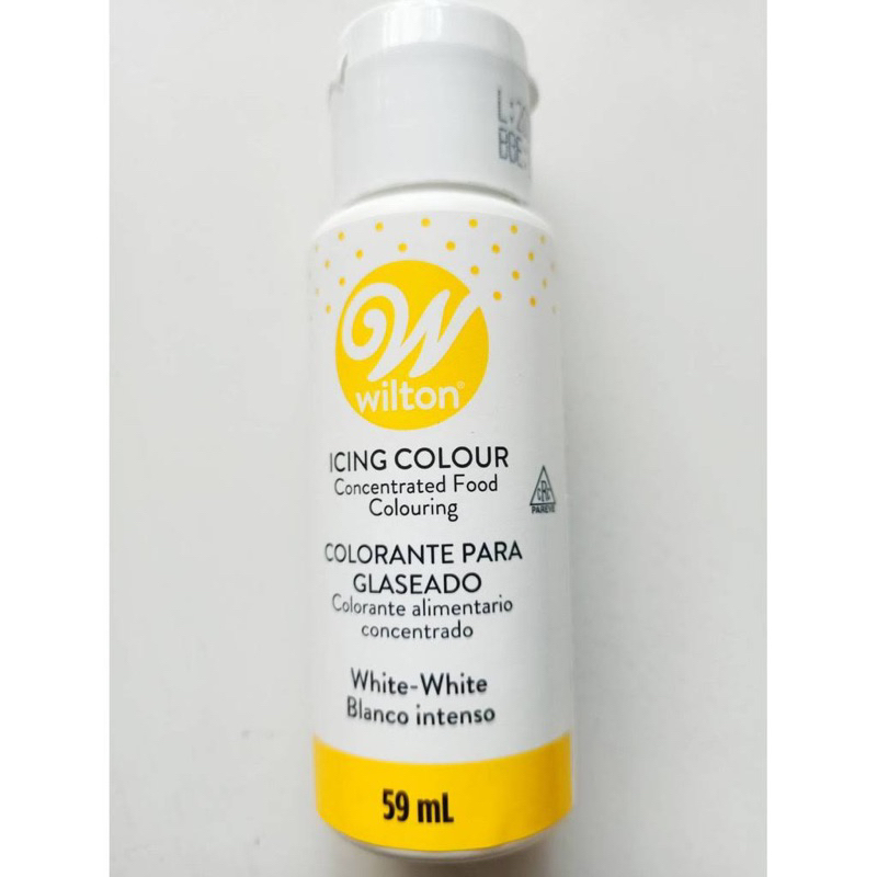 สีเจล วิลตัน สีขาว Wilton white Icing color 59ml. สีผสมอาหาร/ขนม ...