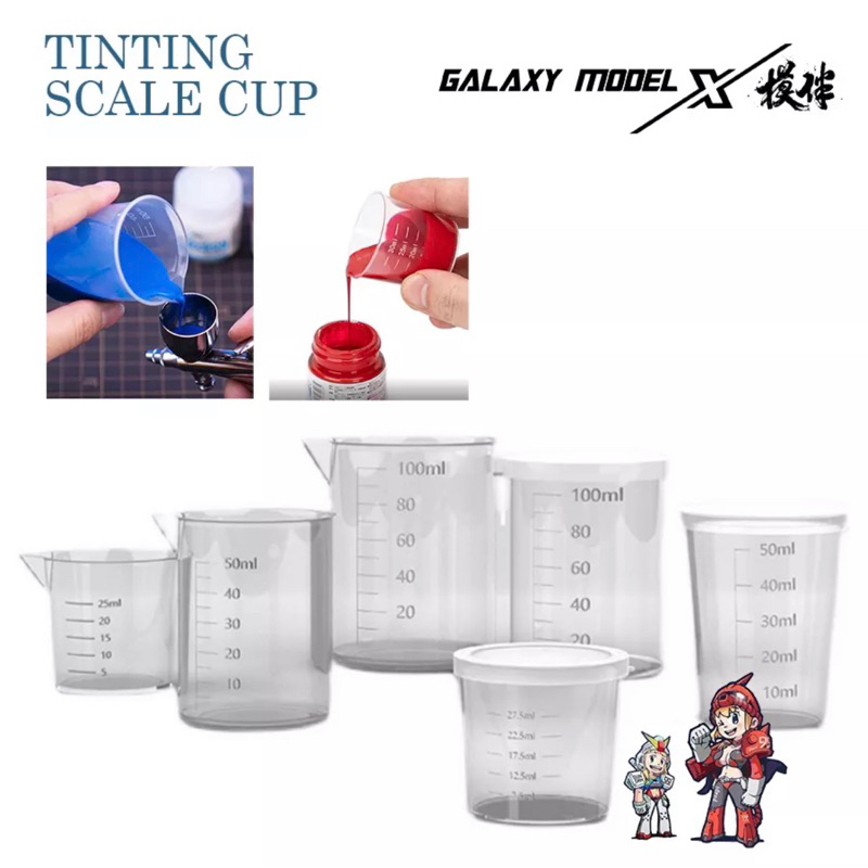 [GALAXY MODEL] TINTING SCALE CUP | Shopee Thailand