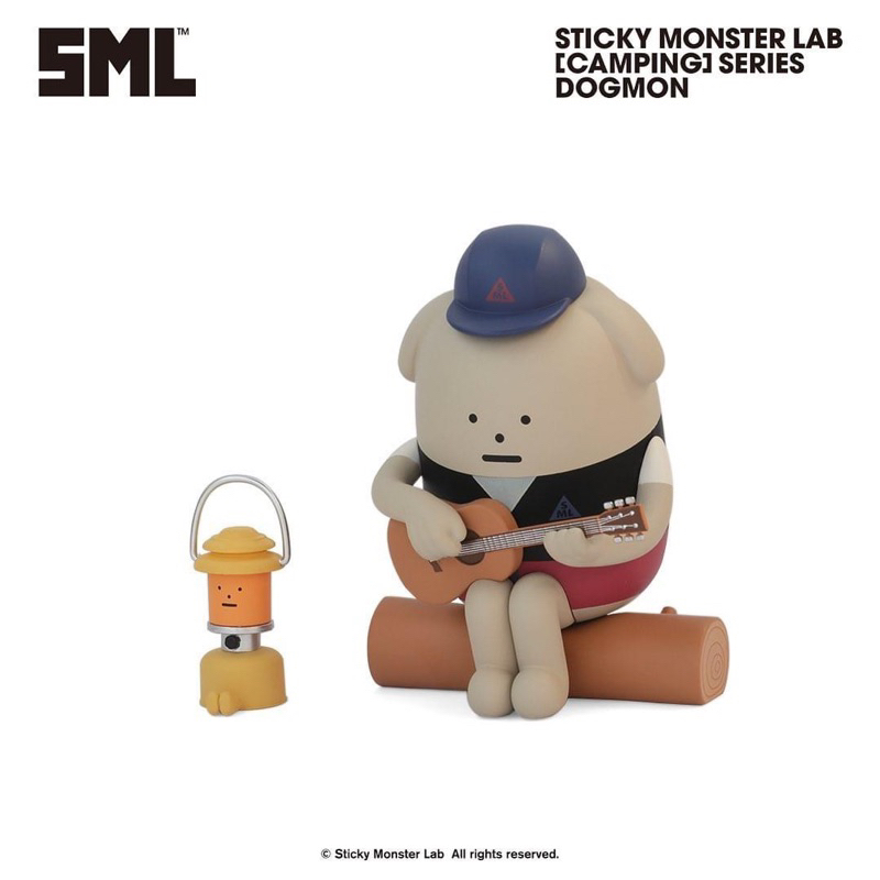 พร้อมส่ง แบบแยก SML mini blindbox camping series, sticky monster lab ...