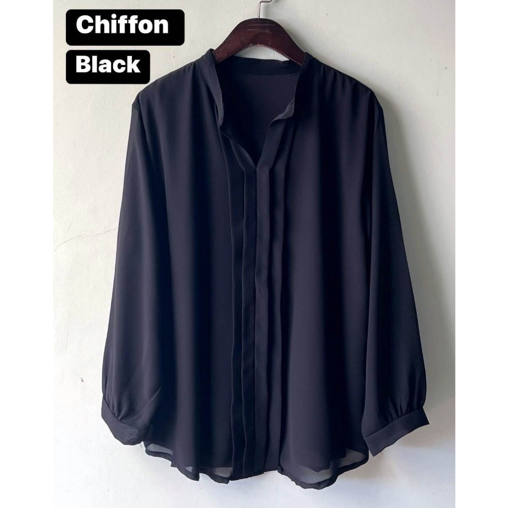 เสื้อสาวอวบ ชีฟองเนื้อทราย รหัส012 ราคาส่ง พร้อมส่งทุกแบบ | Shopee Thailand