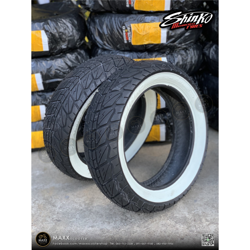 [Shinko] ยางขอบขาว Shinko SR723 ขอบ 10-12 | Shopee Thailand