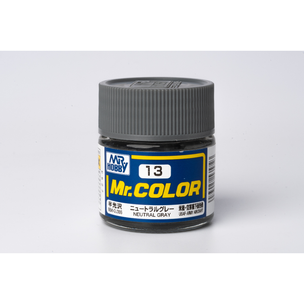 สีสูตรทินเนอร์ Mr.color 13 Neutral Gray | Shopee Thailand