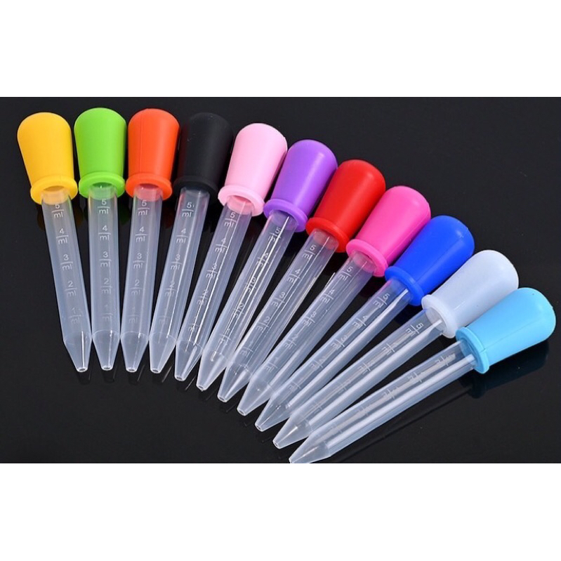 dropper for kids หลอดหยดสี 11สี พร้อมส่ง🇹🇭🇹🇭🇹🇭 sensory play | Shopee ...