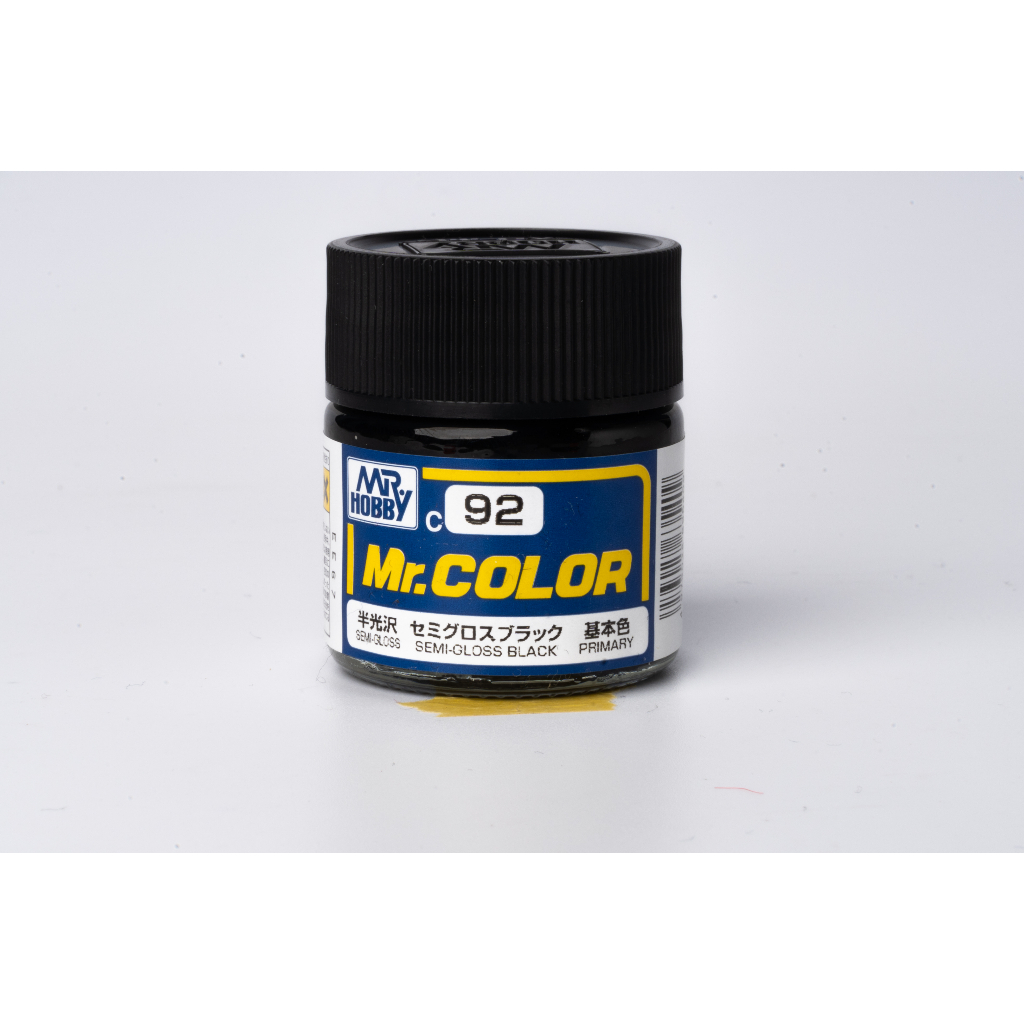 สีสูตรทินเนอร์ Mr.color 92 Semi Gloss Black | Shopee Thailand
