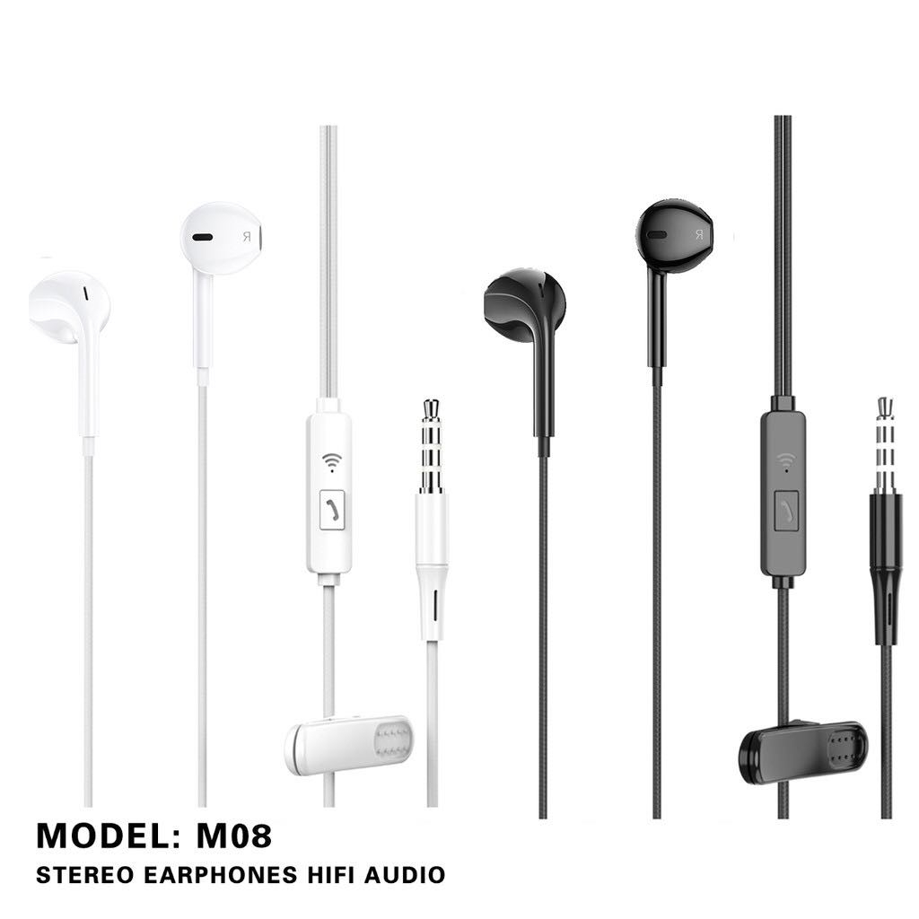 หูฟัง OUKU M08 รองรับมือถือทุกรุ่น ทั้งระบบ แอนดรอยด์เเละ IOS แถมกระเป๋าหูฟังกันน้ำ ส่งด่วน ...