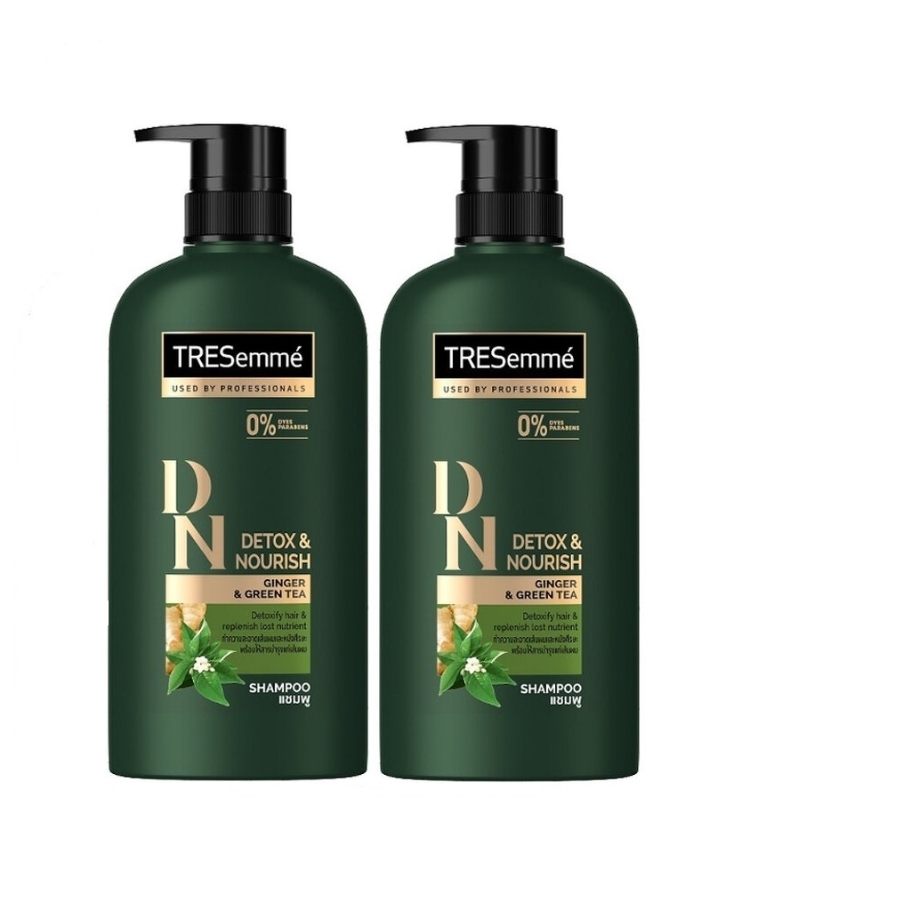 เทรซาเม่ แชมพู x2 ขวด TRESemmé Shampoo x2 bottles - detox & nourish ...