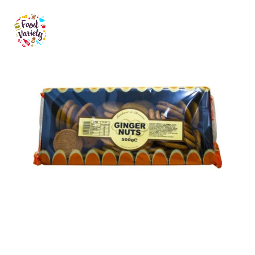 Lambert & Browne Ginger Nuts Biscuits 500g แลมเบิร์ต แอนด์ บราวน์ บิสก ...