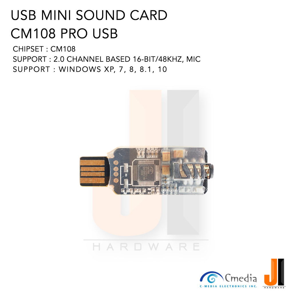 USB Mini Sound Card CM108 Pro 2.0 Channel (สินค้าใหม่ มีการรับประกัน) | Shopee Thailand