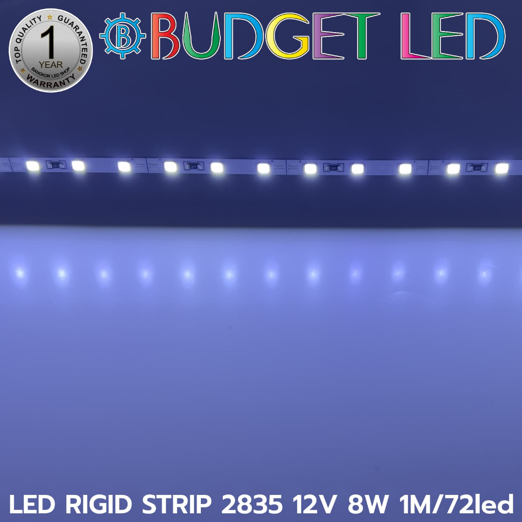 LED RIGID STRIP, 2835 DC-12V 8W 72LED/1M IP20 ไฟเส้น LED Aluminium ...