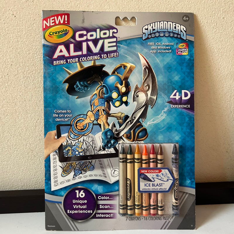 สมุดระบายสี 4D Crayola Color Alive Action Coloring Pages | Shopee Thailand