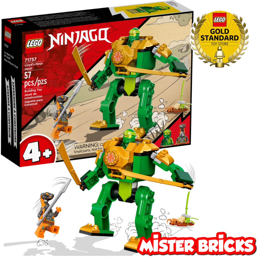LEGO® 71757 NINJAGO® Lloyd's Ninja Mech | Shopee Thailand