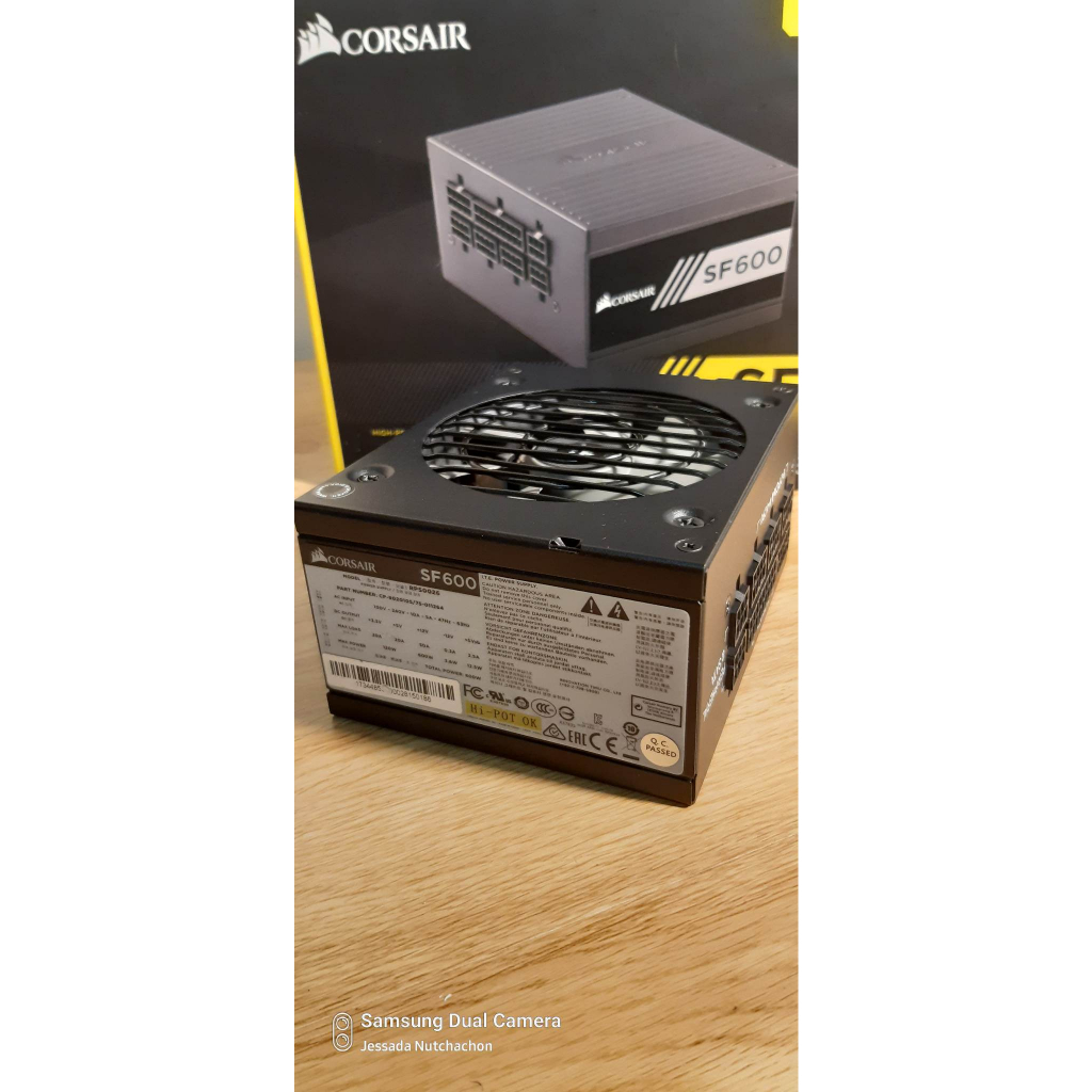 POWER SUPPLY (อุปกรณ์จ่ายไฟ) CORSAIR SF600 - 600W 80 PLUS GOLD (SFX PSU) | Shopee Thailand