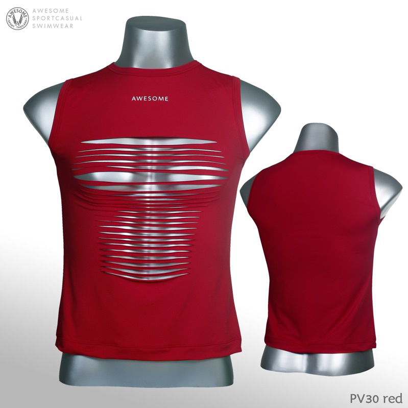 PV30 เสื้อรัดรูปแฟชั่น awesome sport | Shopee Thailand