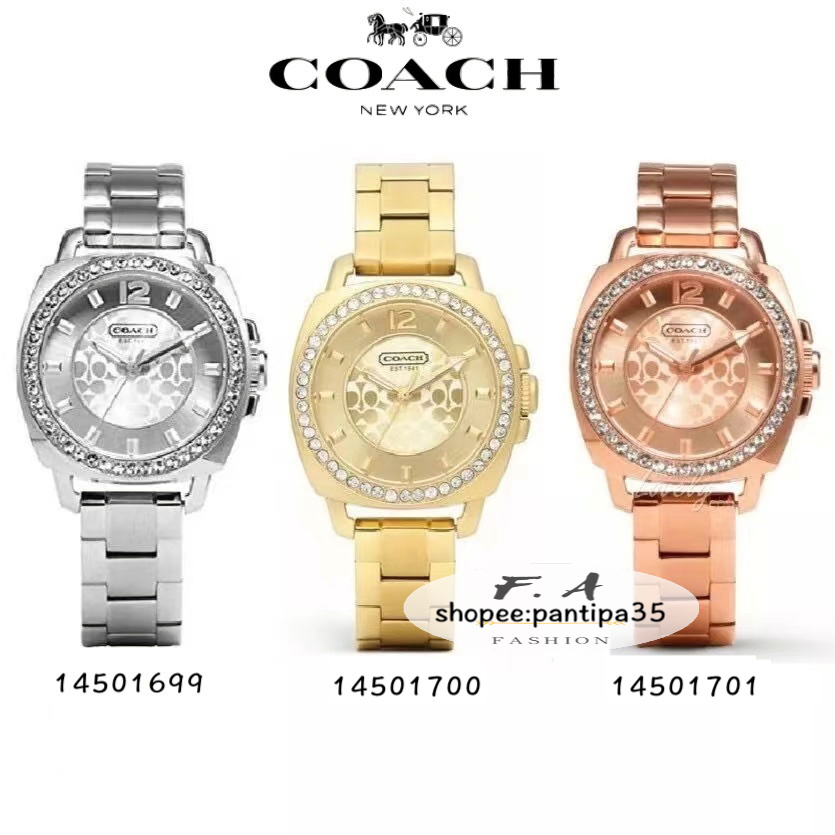 F.A Coach ของแท้100% 14501699 14501700 14501701- 34mm นาฬิกา coach ...