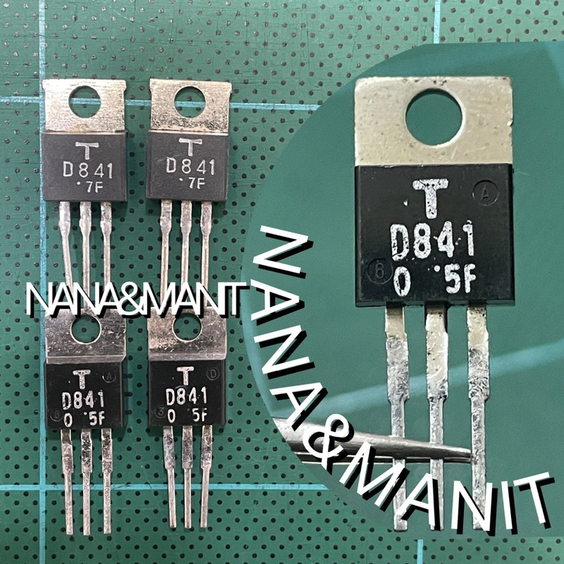D841 NPN 3A 800V แพ็ค 2ตัว พร้อมส่งจากไทย🇹🇭 | Shopee Thailand
