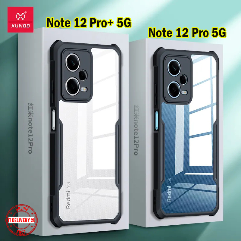 XUNDD เคสกันกระแทก Xiaomi Redmi Note 12 Pro / Note 12 Pro+ 5G / Note12Pro / Note12 Pro แบบขอบ ...