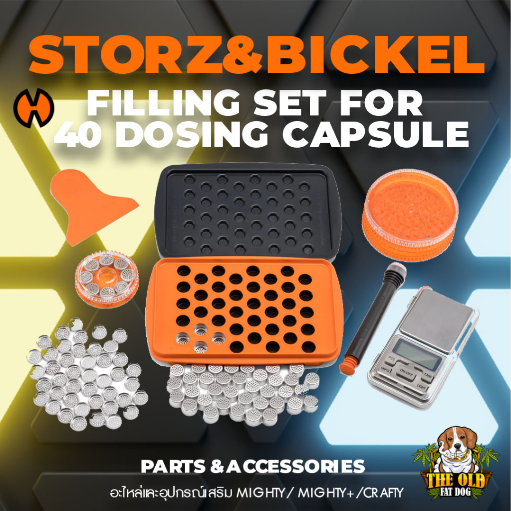 Storz&Bickel เซตบรรจุแคปซูล 40 แคปซูล Dosing Capsule Filling Set สำหรับ ...