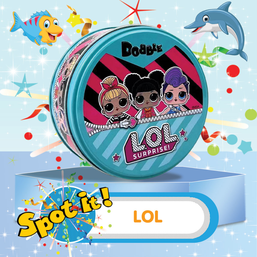 การ์ดเกม spot it Card Game เกมจับคู่ภาพ เกมการ์ด บอร์ด เพิ่มความสามารถ ...