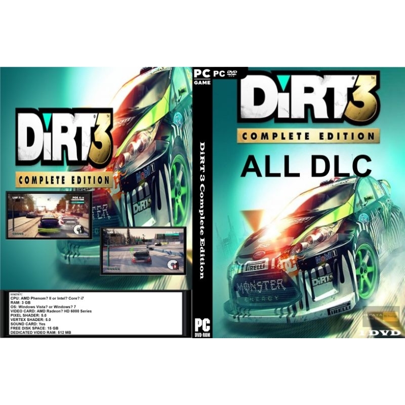 แผ่นเกมส์ PC DiRT 3 Complete Edition (1DVD) | Shopee Thailand