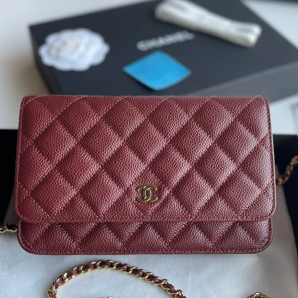 🔥ผ่อนได้🔥Chanel Woc [ Microchip ] Size 20 cm งาน Original อุปกรณ์ ...