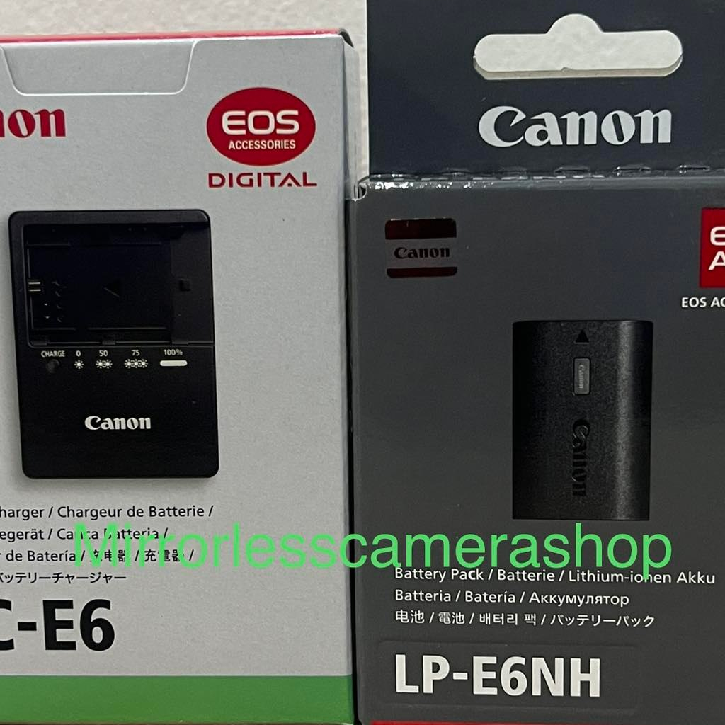 Pre-Order!! BATTERY&CHARGER CANON LP-E6NH/LC-E6ของแท้ 100% ปีผลิต 2023 | Shopee Thailand