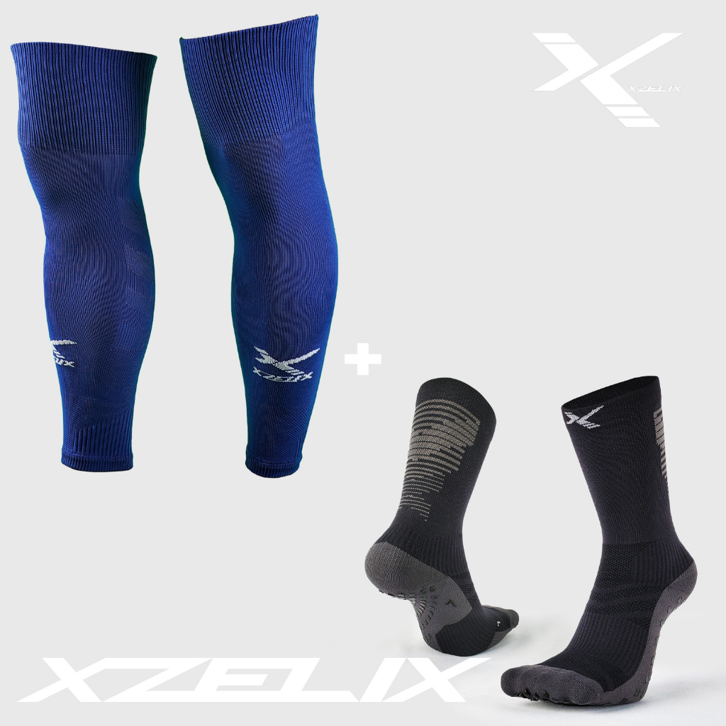 Xzelix - Football Combo Set - Xplosive (ถุงเท้ากันลื่น) + X-Tube (ถุง ...