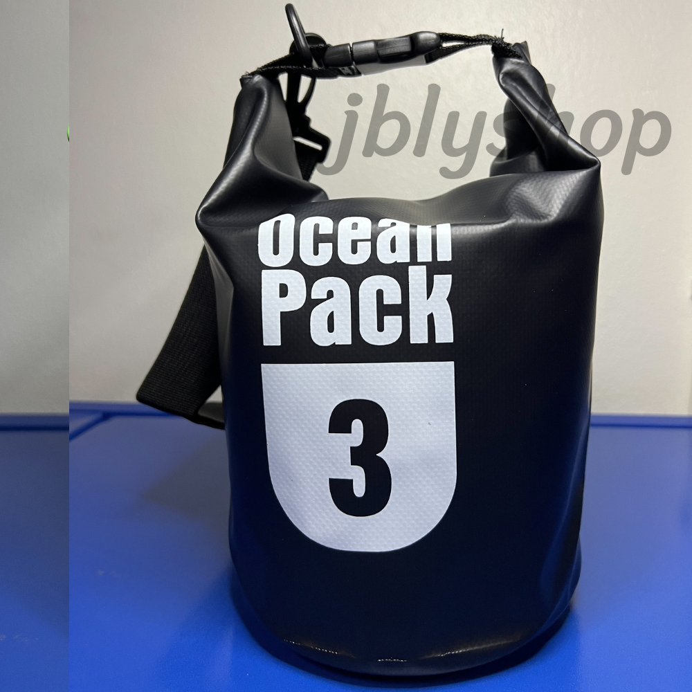 กระเป๋ากันน้ำ ถุงกันน้ำ Ocean pack ขนาด2L - 3L พร้อมสาย กระเป๋าสะพาย ...