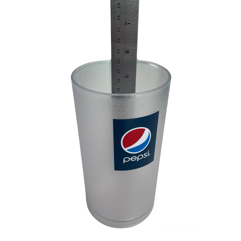 (1 ใบ)แก้วน้ำพลาสติกหนาอย่างดี แก้ว pepsi ,Est | Shopee Thailand