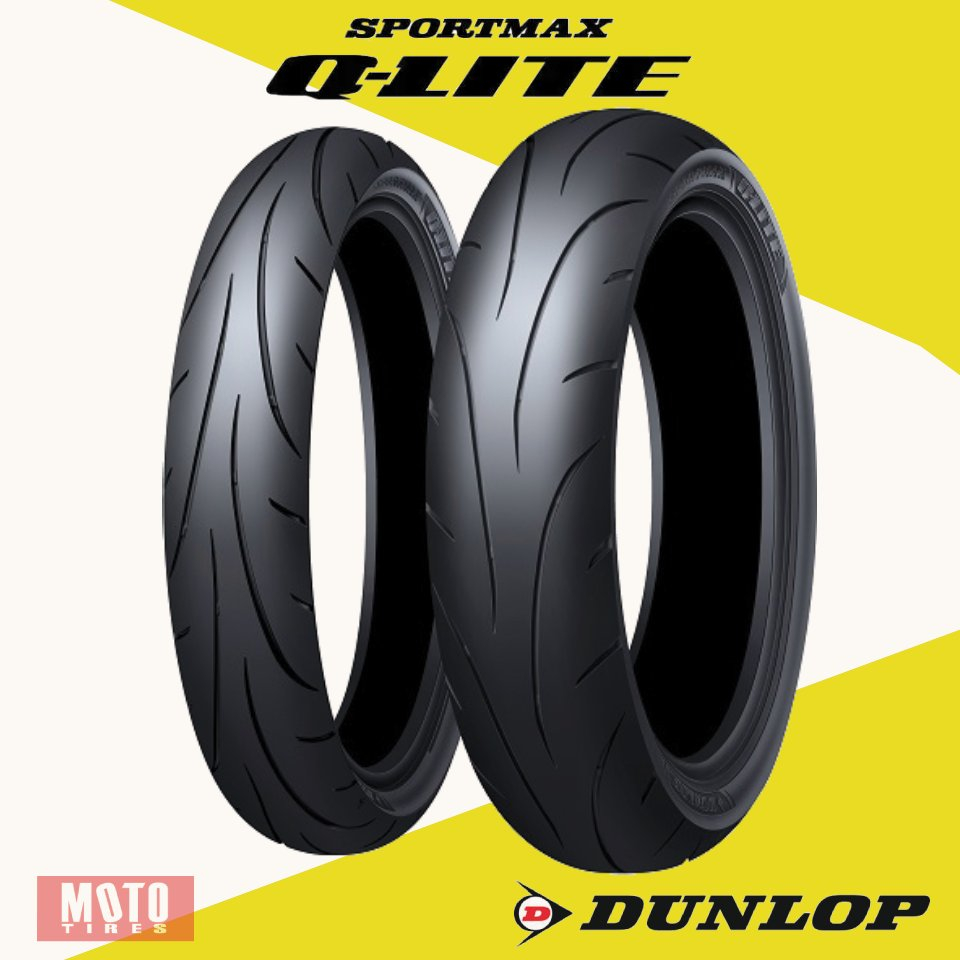 [รุ่นใหม่ล่าสุด] Dunlop Q-Lite ยางมอเตอร์ไซค์ Bigbike ใช้งานถนน/สนาม | Shopee Thailand