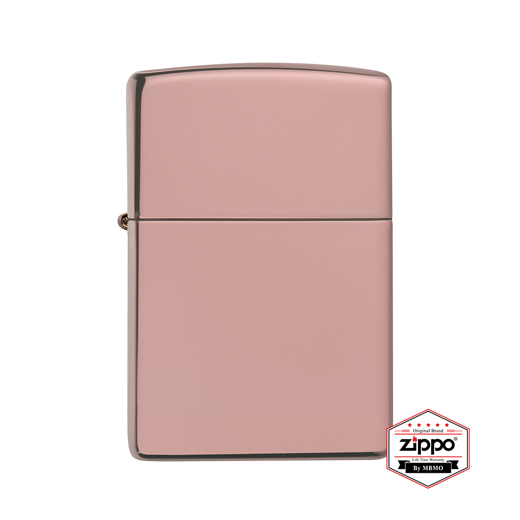 ไฟแช็ก Zippo รุ่น 49190 High Polish Rose Gold ของแท้ 100% รับประกันตลอด ...